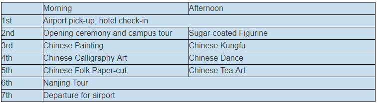 Chinese Culture Program